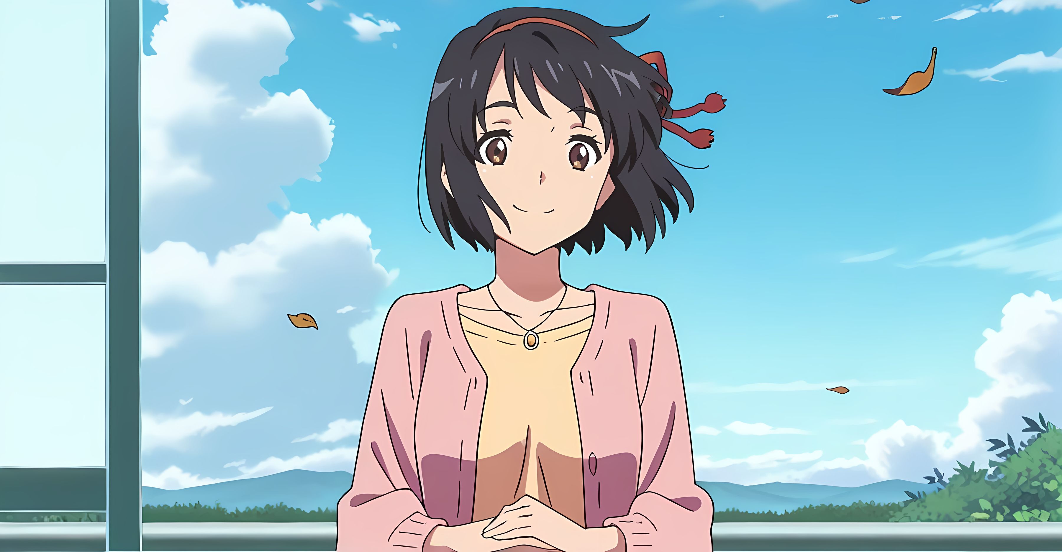 Mitsuha Miyamizu AI Companion - Virtual Roleplay | Pinku.ai